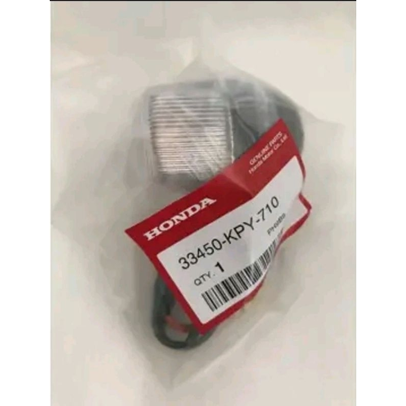 Winker front assy (signal light LEFT WHITE FOR XRM 125 HONDA GENUINE ...