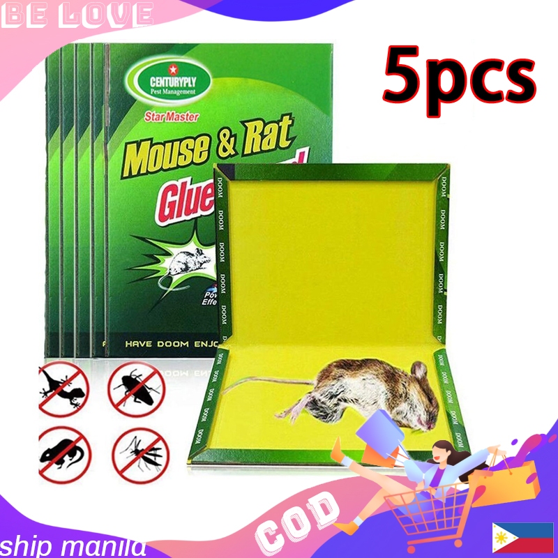 5 Pc. Mouse Glue Trap Board | Super Sticky Pandikit sa Daga | Big ...