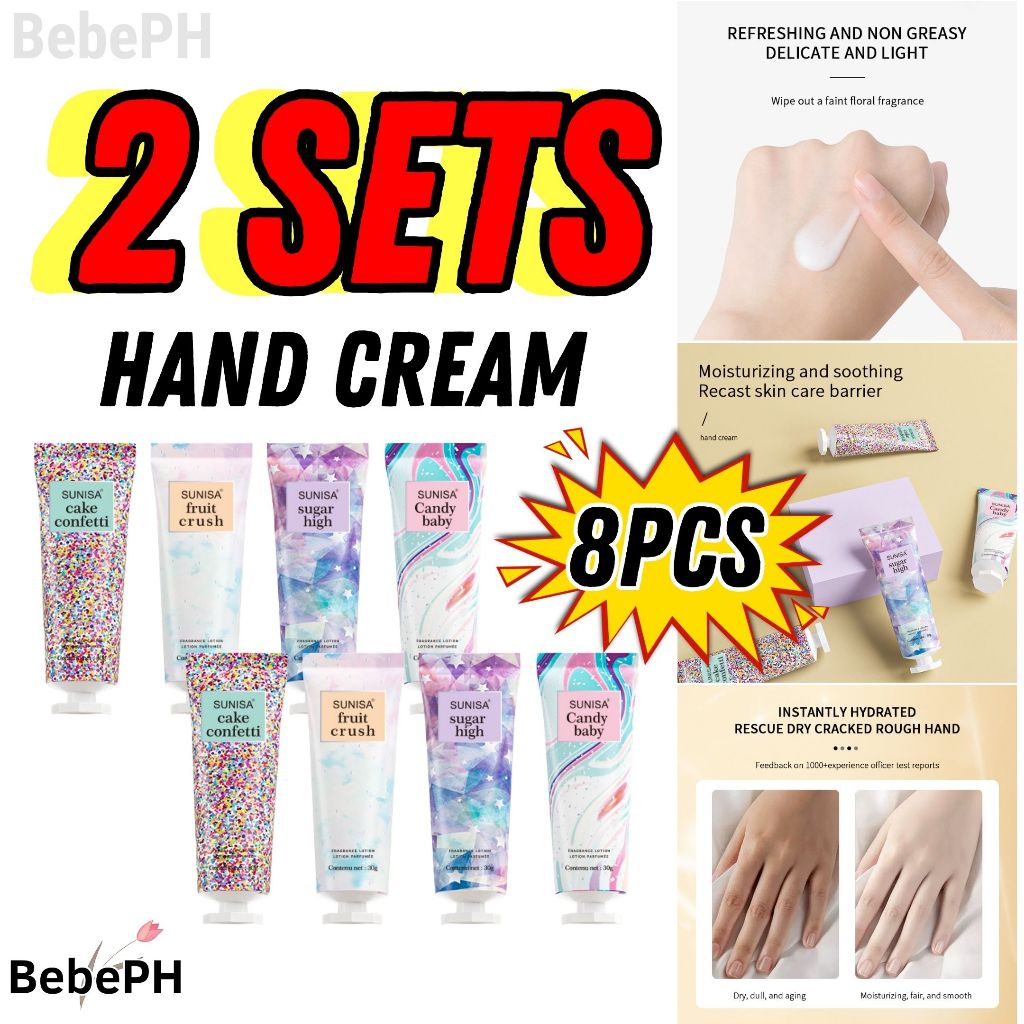 bebe.ph [BUY 1 TAKE 1] 4pcs Set Sunisa Hand Cream 30g Fragrance Lotion ...