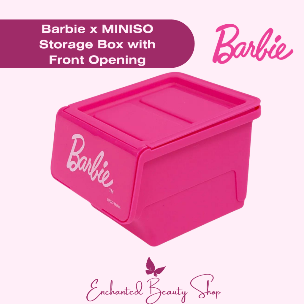 Barbie x MINISO Storage Box with Front Opening | Shopee Philippines