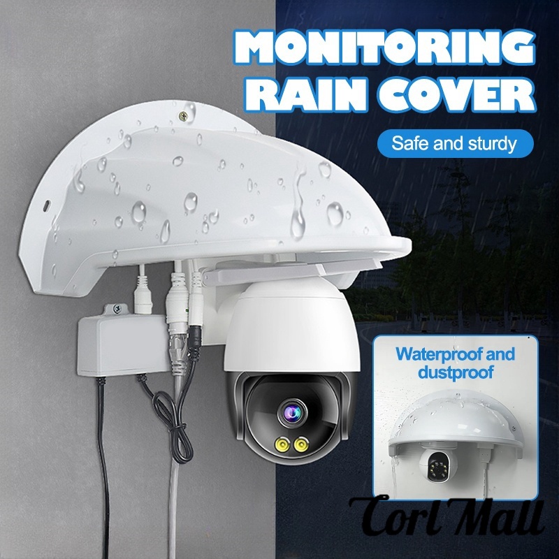 CCTV Camera Cover Waterproof Rainproof Wall Rain Sun Shield Anti-Glare ...