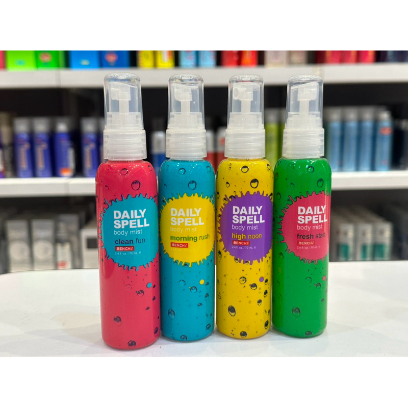 BENCH DAILY SPELL BODY MIST 70ML | Shopee Philippines