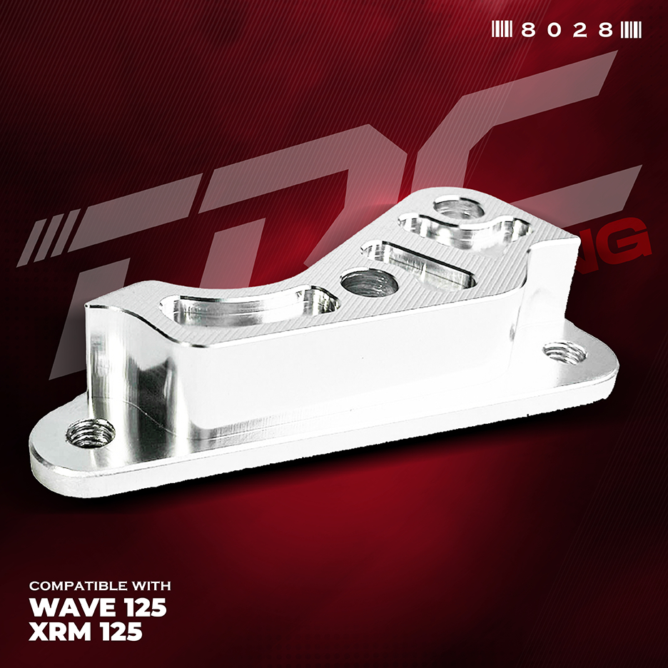 TRC Racing 4 POT Brake Caliper Bracket Wave 125 / XRM 125 8028 CNC ...