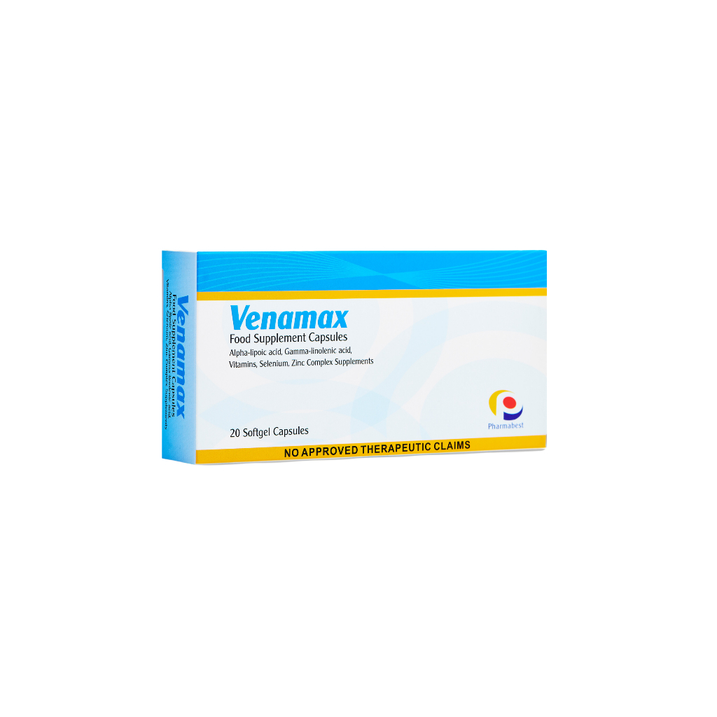 Venamax Supplement for Nerve Pain l GLA l ALA l Vitamin B Complex l ...
