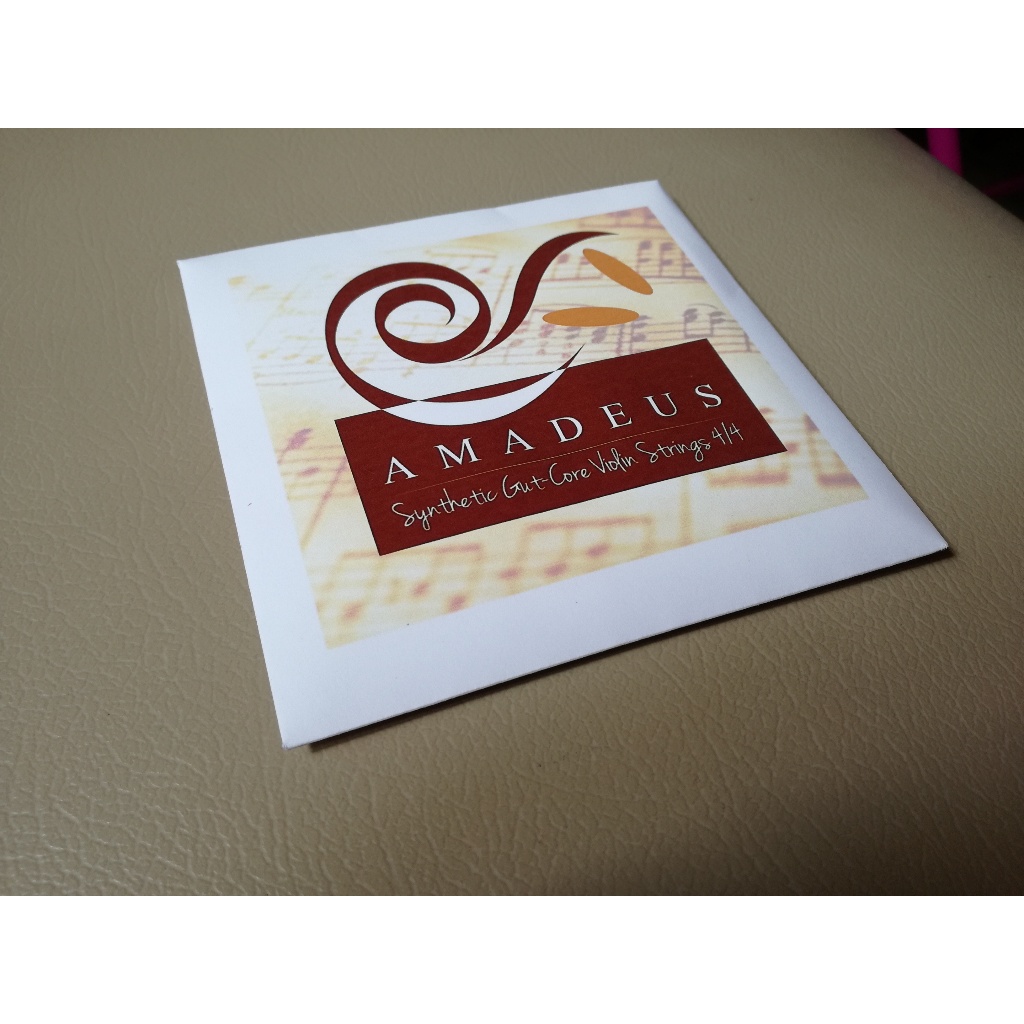 Amadeus Synthetic Gut Core Violin Strings for 4/4 or 3/4 Violin ...