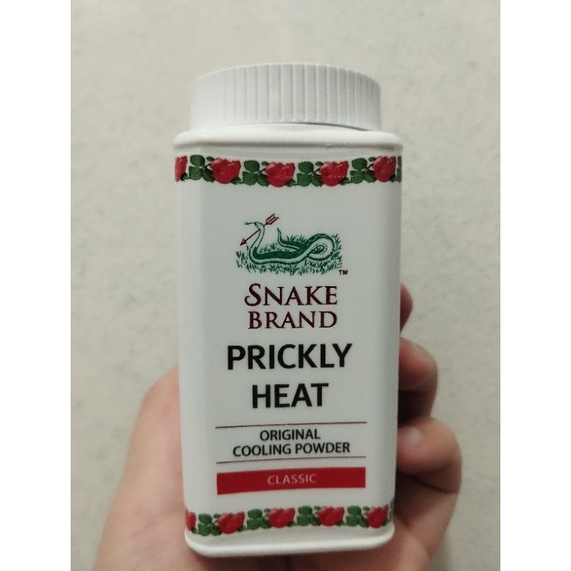 Snakes Brand Prickly Heat, Cooling powder 50g | Shopee Philippines