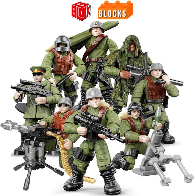 DIY 1:36 Strategic Alliance Army Mini Soldier Model Toys (19893) Raion ...