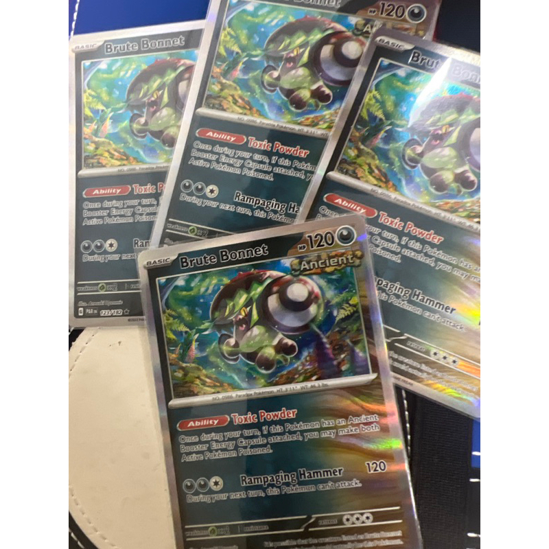 Pokemon TCG - Paradox Rift - Brute Bonnet 123/182 Reverse Holo / Holo ...