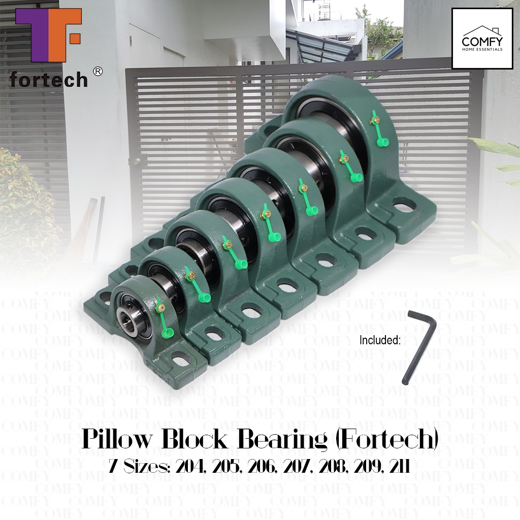 HEAVY DUTY Fortech Quality Industrial Pillow Block Bearing Unit Units ...