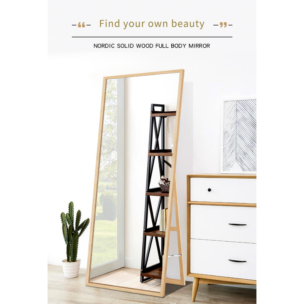 60cm*165cm big size full body mirror stand and hang mirror full length ...