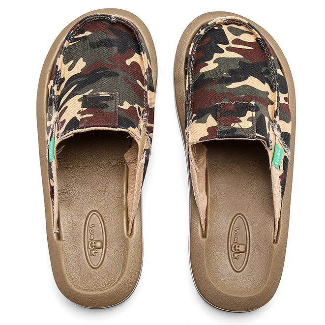 New fashion slipper Sanuk Half shoes Casual New style For Men ...