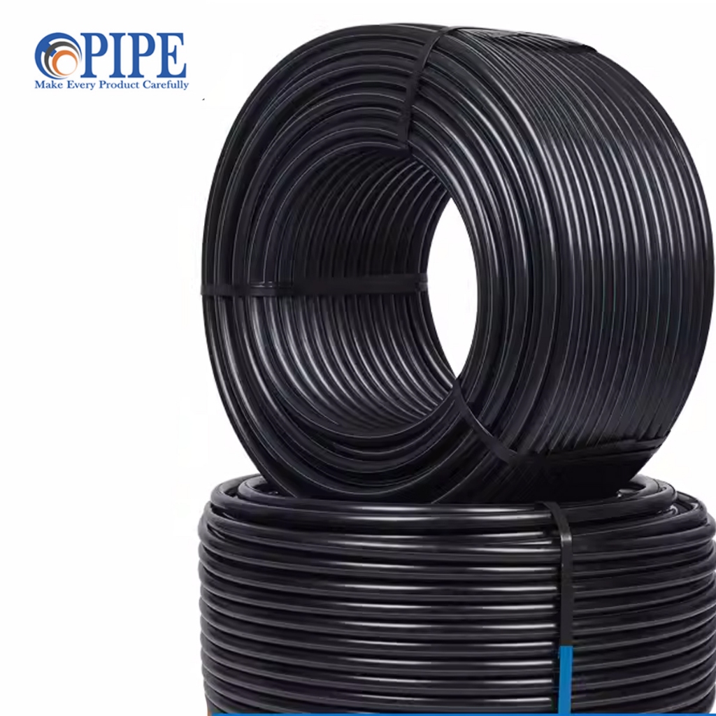 Ecopipe 1/2‘’ 3/4 ‘’1‘’ PVC HDPE COMMERCIAL HOSE PIPE SDR 11 black 75 meters water pipe 1 ROL ...