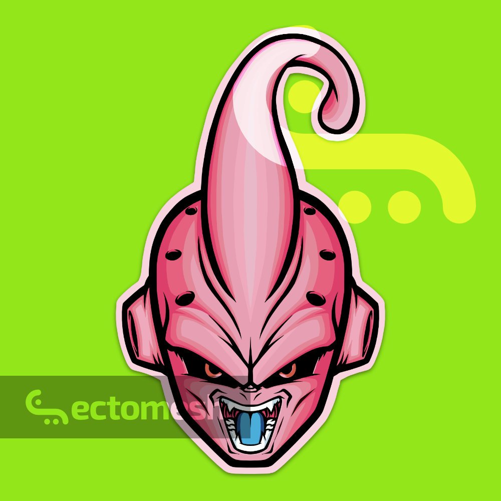 Majin Buu - Dragon Ball Vinyl Waterproof Sticker for Cars by EctoMesh ...