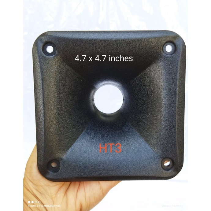 HT3 4.7 x 4.7 inches Small Horn Tweeter for Speaker Box Thread Type ...