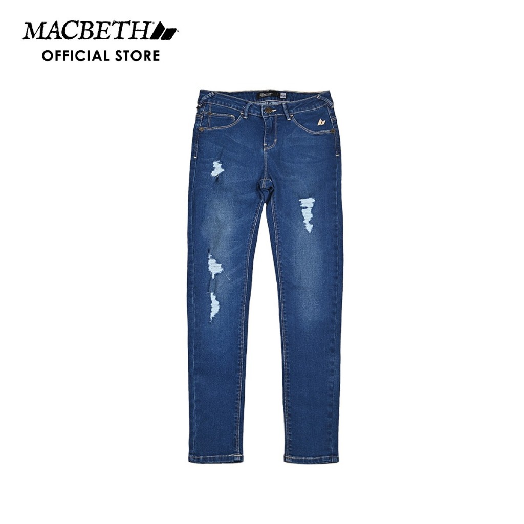 Lady Macbeth Denim Pants " MID WAIST ANKLE SKINNY " ( SALE ) | Shopee ...