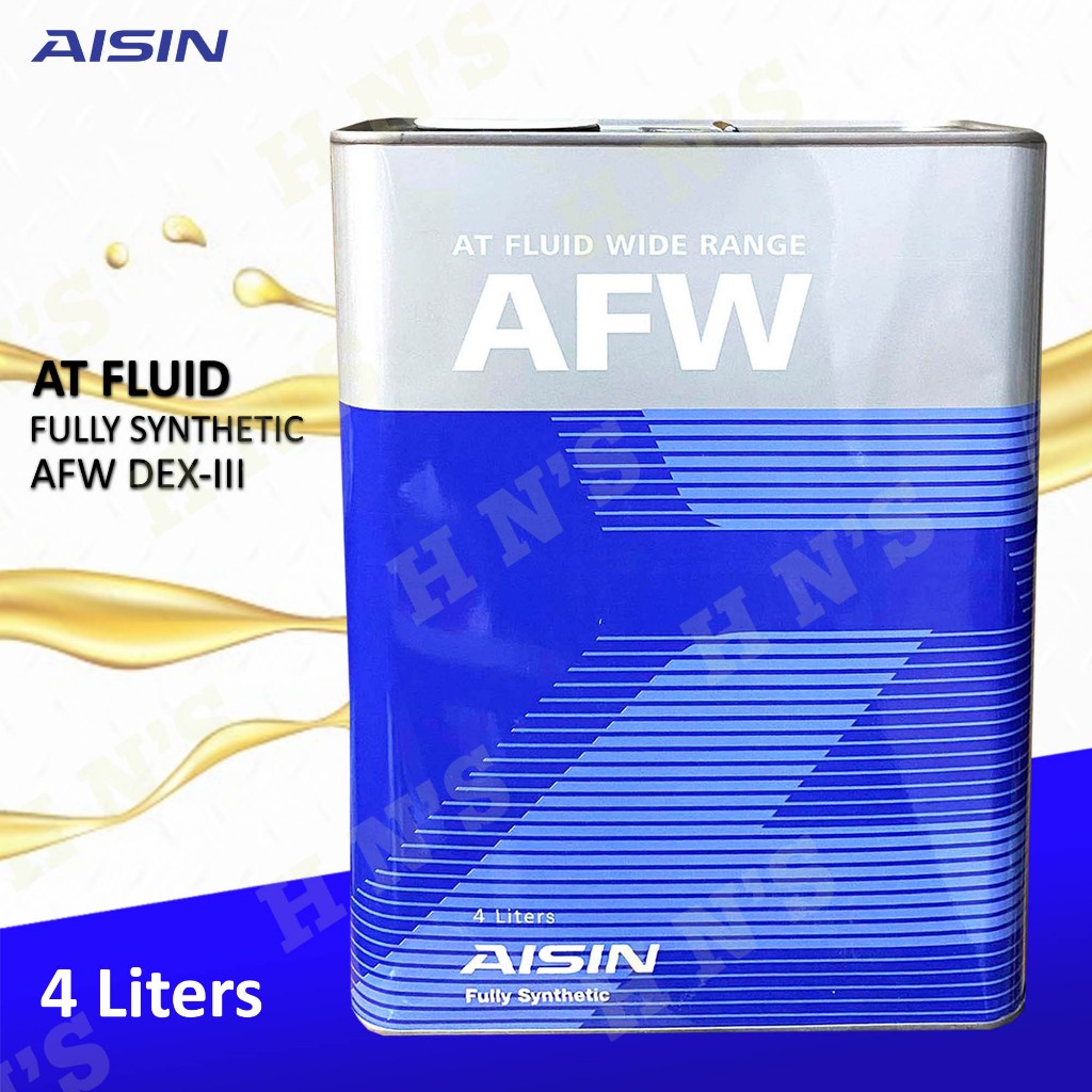 AISIN Fully Synthetic ATF ( AFW DEXRON III ) 4L | Shopee Philippines