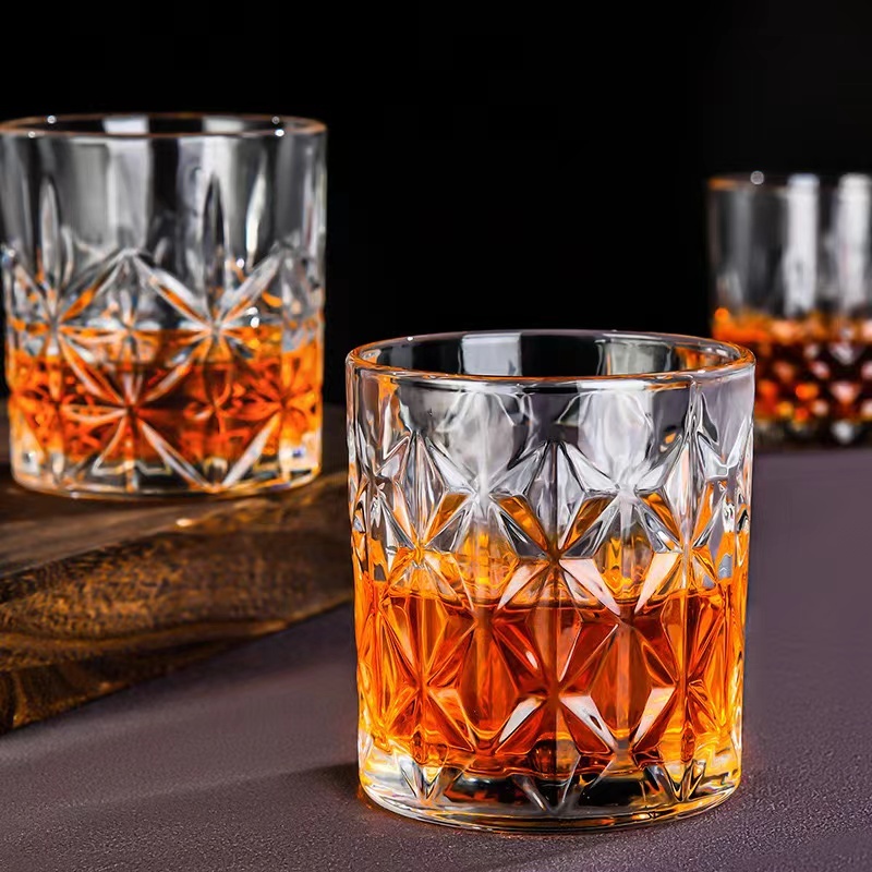 Whiskey glass household glass creative foreign wine glass classical ...