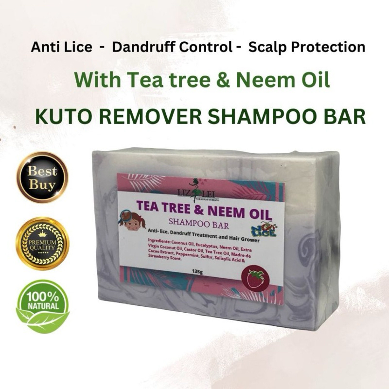 Kuto Remover Shampoo Bar/Anti Dandruff/Hair Grower 135g | Shopee ...