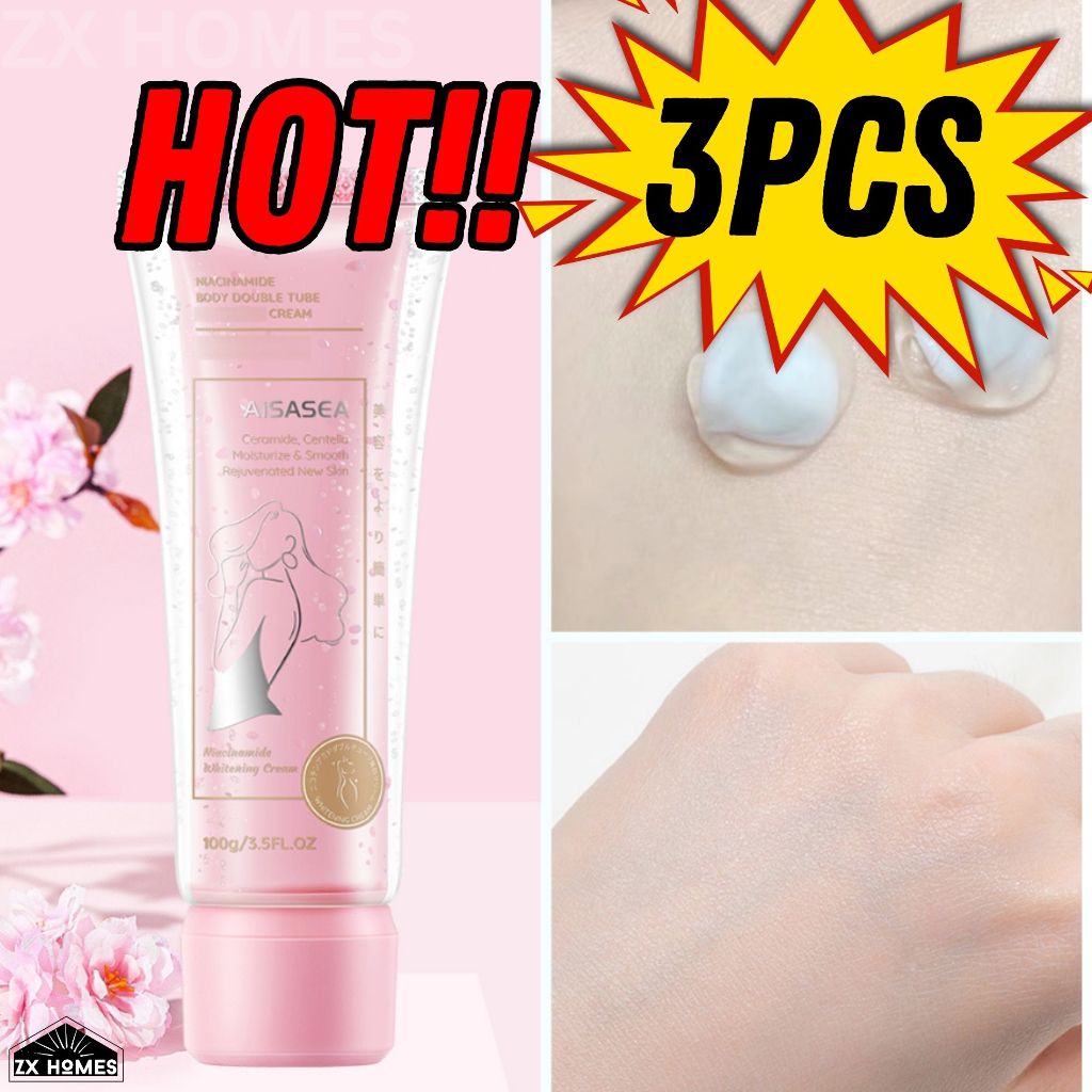 FJQL.PH [HOT! 3PC] AISASEA Niacinamide Double Tube Whitening Body ...