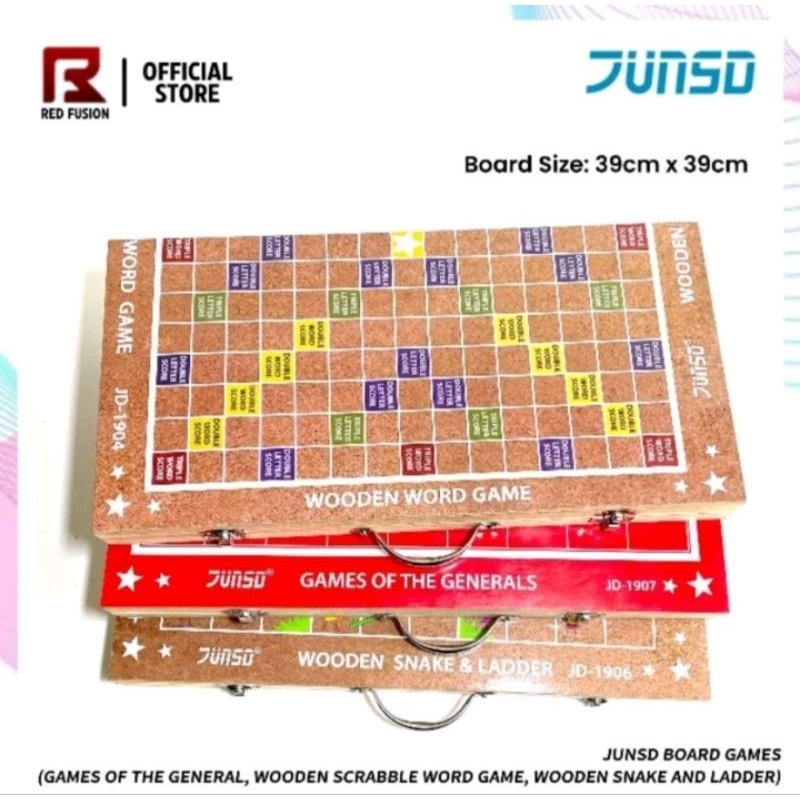 Junsd Board Games Wood Scrabble Word Game Set , Games of The General ...