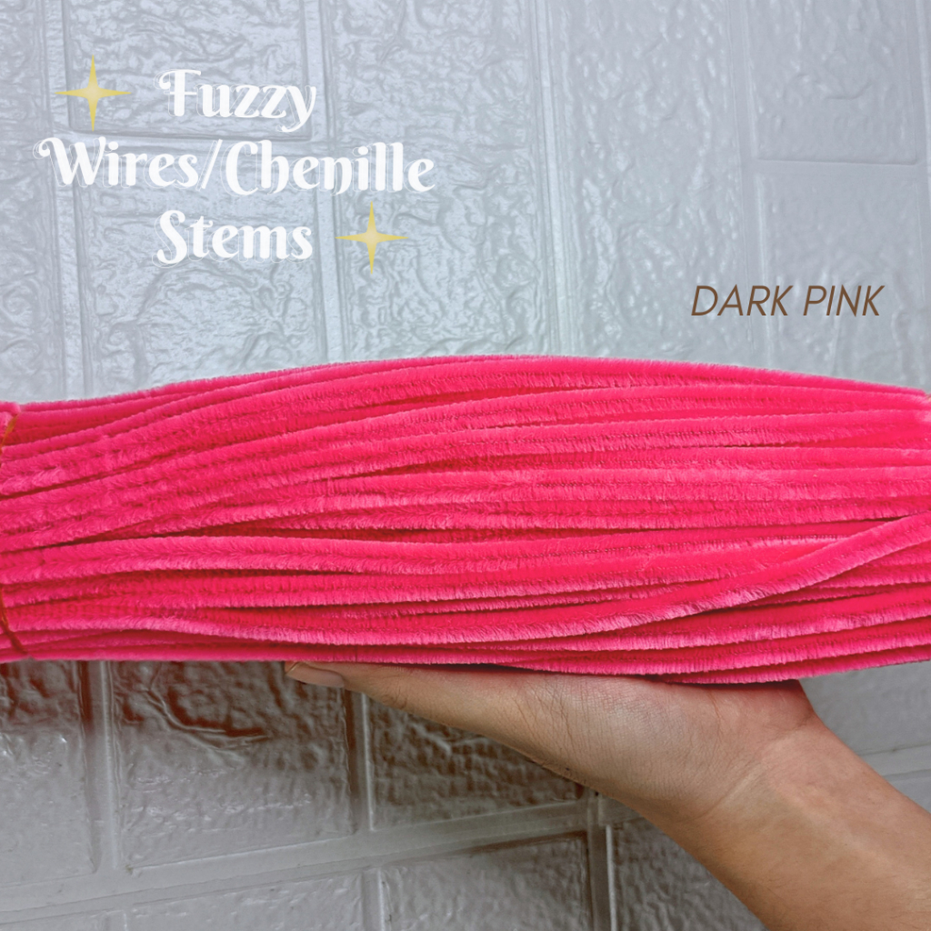Fuzzy Wires/Chenille Stems (100 or 50 pcs per bundle) | Shopee Philippines