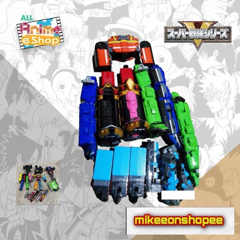 COD AUTHENTIC Bandai Power Rangers Ressha Sentai ToQger Robo Changer ...