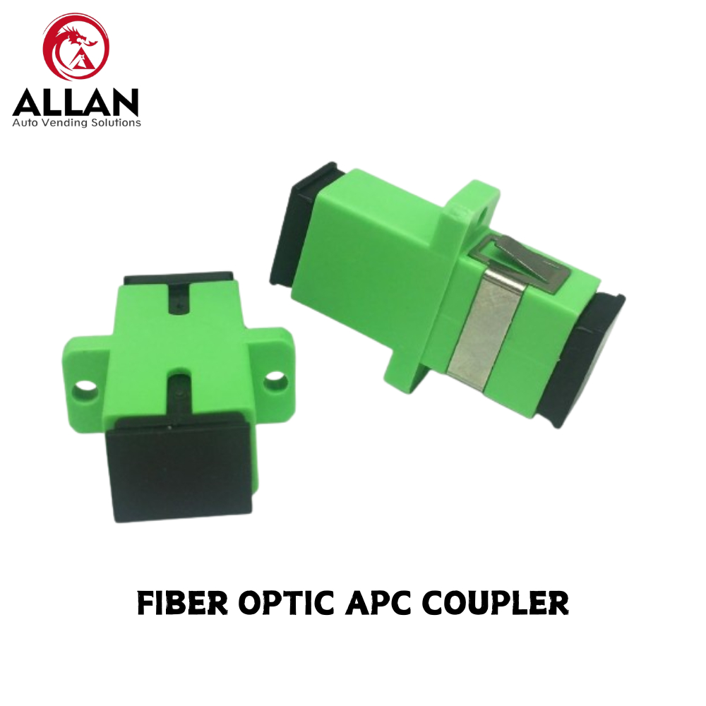ALLAN Fiber Optic Adapter SC Female to SC Female APC Simplex Single Mode Fiber Optical Coupler ...