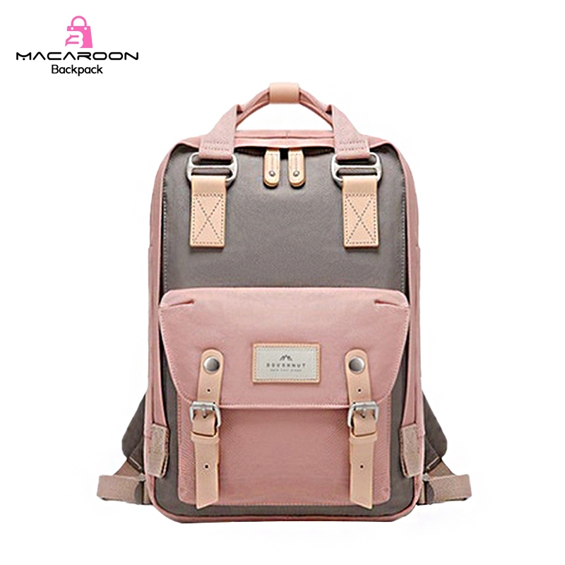 Macaroon Backpack for Women Doughnut Travel Backpack 16 inch Laptop ...