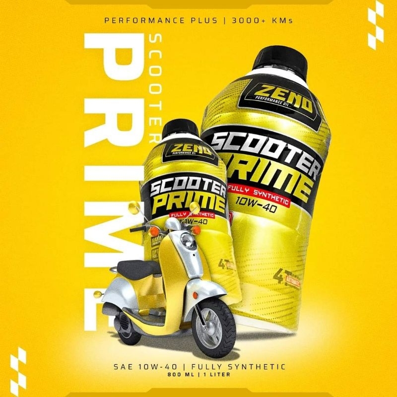 Zeno Scooter Prime 1L/800ml - Fully Synthetic - Original | Shopee ...