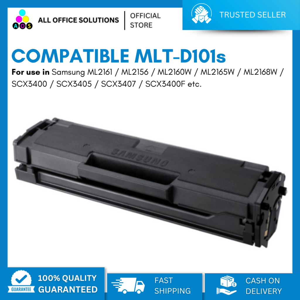 AOS Compatible Laser Toner Cartridge MLT-D101 MLT D101S for use in ...
