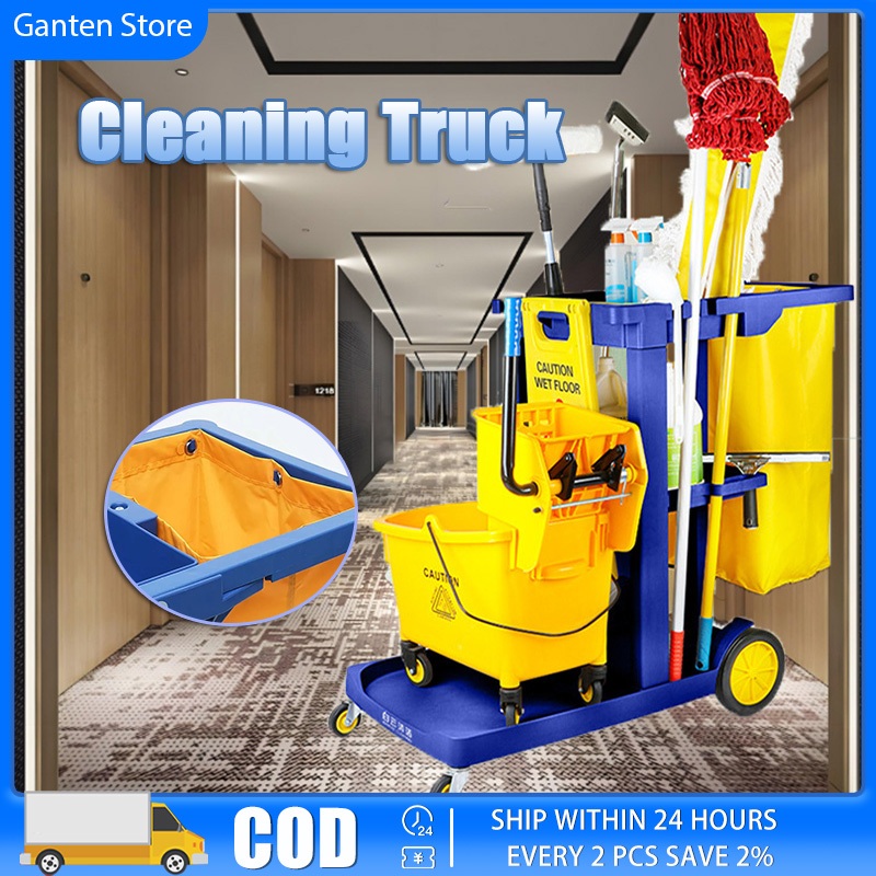 Cleaning Cart Movable Trolley Special Tools For Property Cleaning ...