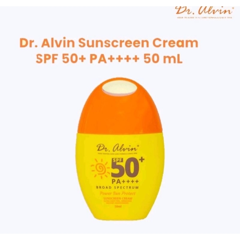 Dr. Alvin Sunscreen FACE 10m and 50ml | Shopee Philippines
