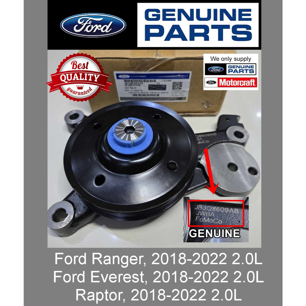GENUINE Clutch Fan Pulley for 2.0L Ford Ranger, Everest and Raptor 2018 ...