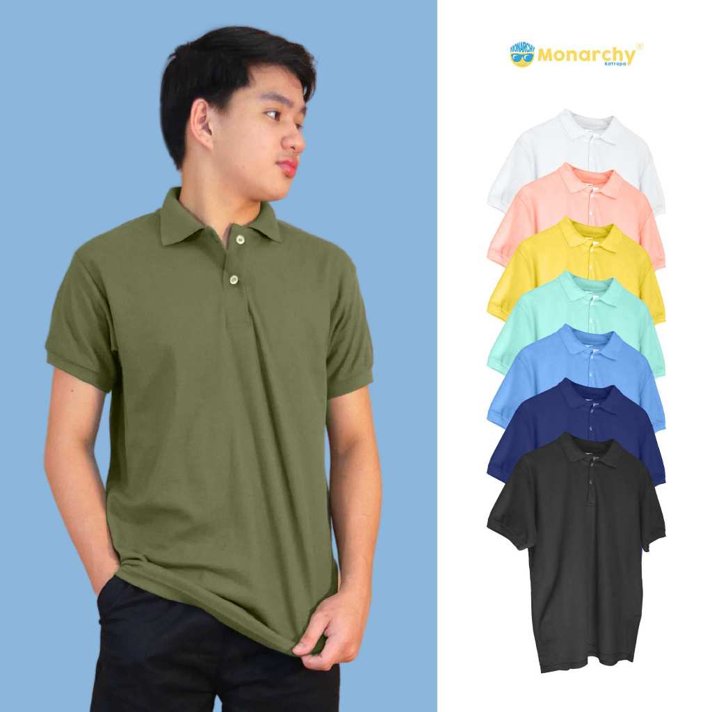 Monarchy Official Polo Honeycomb for Men and Women Casual Polo | Shopee ...