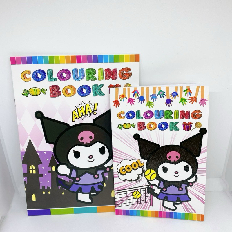 Thegiftfairy Fancy Sanrio Kuromi Colouring Book for Kids | Shopee ...