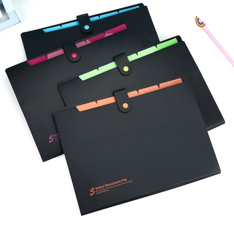 A4 Multi-layer Folder Business Multi-function Document Expanding File ...