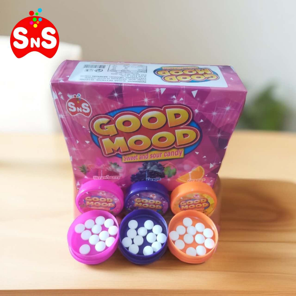 SnS Good Mood Sweet and Sour Candy (8G*30PCS) Snack Candy Bonbon Tangy ...