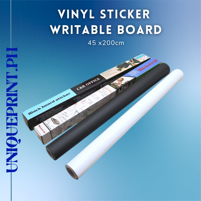 Sticker Blackboard || Sticker Whiteboard || Removable Vinyl Sticker (45 ...