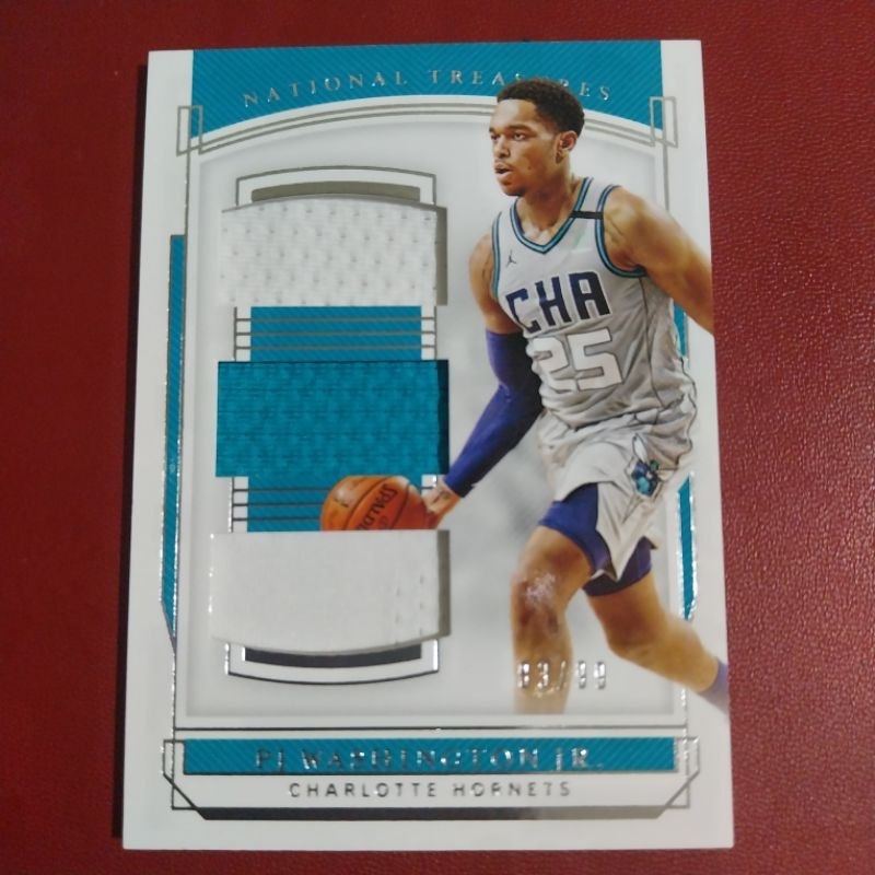 PJ Washington National Treasures #/99 Game Used GU NBA Cards | Shopee ...