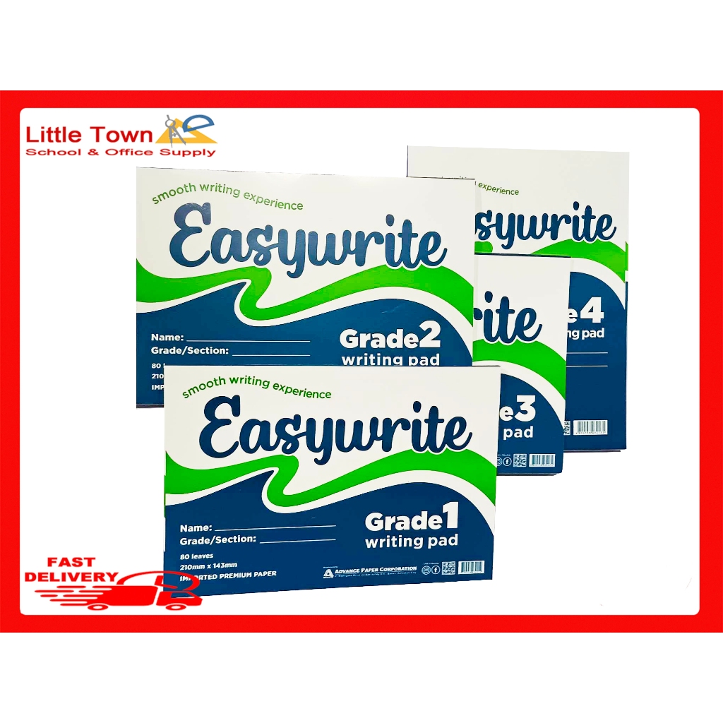 Easywrite Smooth Writing Grade Pad 80lvs | Shopee Philippines