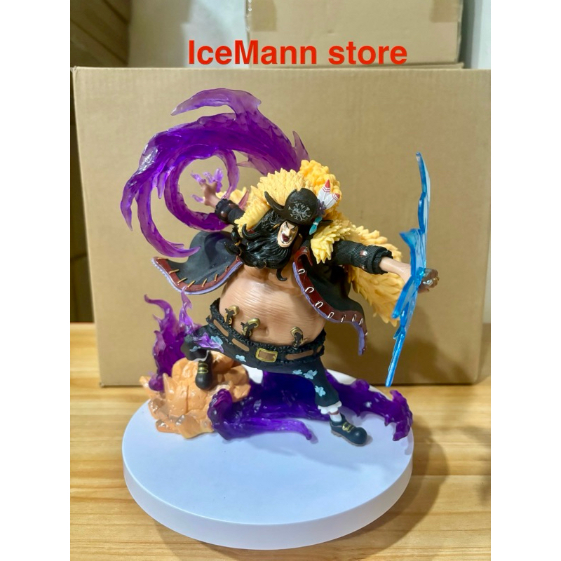 One piece black beard action figure, 21cm tall, knock off, brown box ...