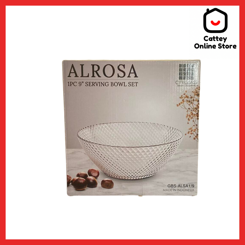 Alrosa big serving bowl set, clear bowl, fruit bowl, soup bowl, pasta ...