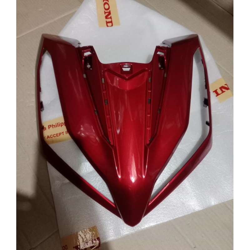Cover Front Glossy Red Honda Click Fi V3 125 | Shopee Philippines