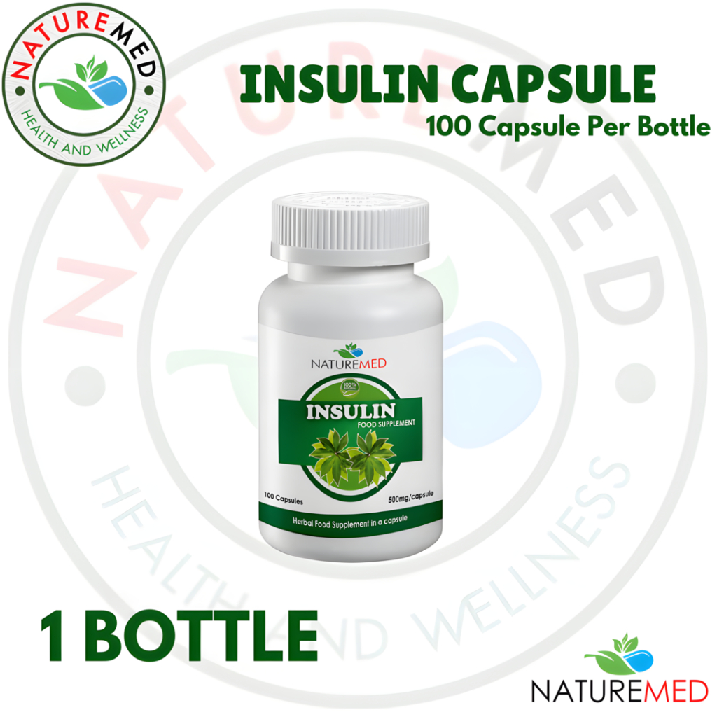 1 Bottle Insulin Capsule NatureMed Blood Sugar Diabetic Diabetes ...
