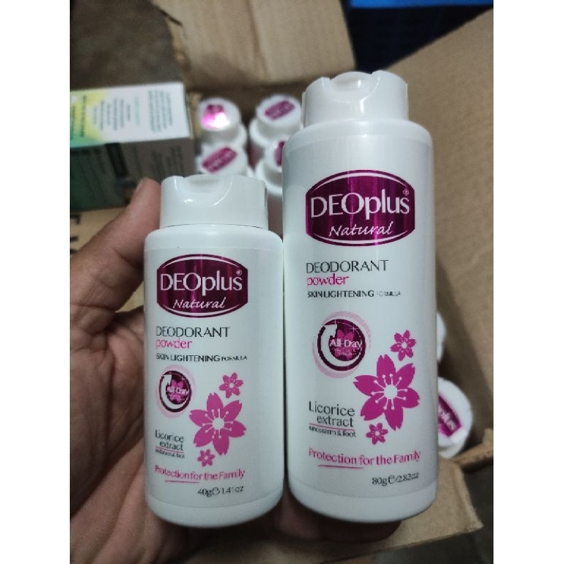 deoplus natural deodorant powder skinligthening 40g & 80g | Shopee ...