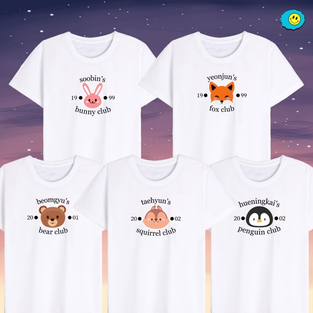 TXT Shirt Soobin Yeonjun Beomgyu Taehyun Hueningkai T-Shirt Kpop ...