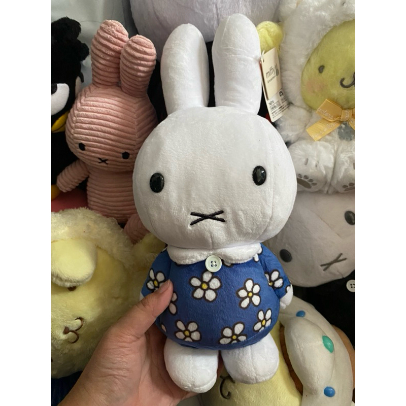 Blue Floral Miffy Plush | Shopee Philippines