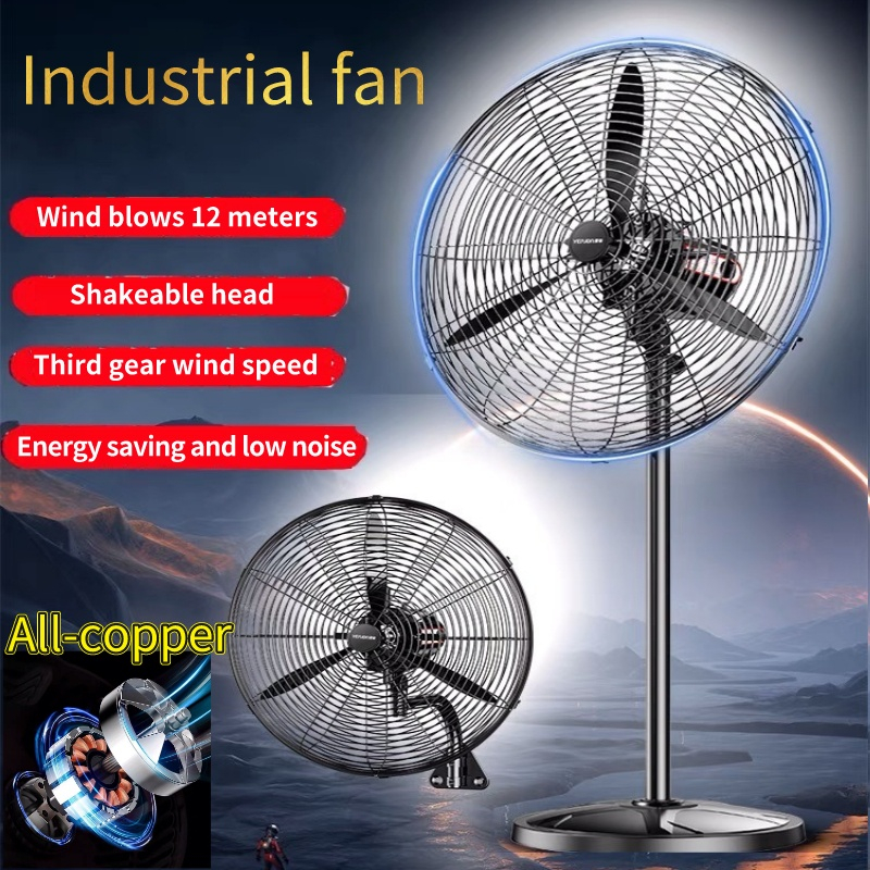 20/25/30 Inches Industrial Fan Heavy Duty Electric Fan 3-speed Big Wind ...