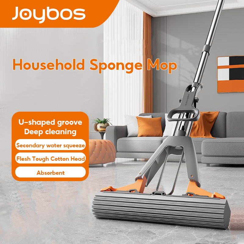 Joybos Floor Mop Sponge Mop Twist The Water Mop Microfibre Nozzle Self ...
