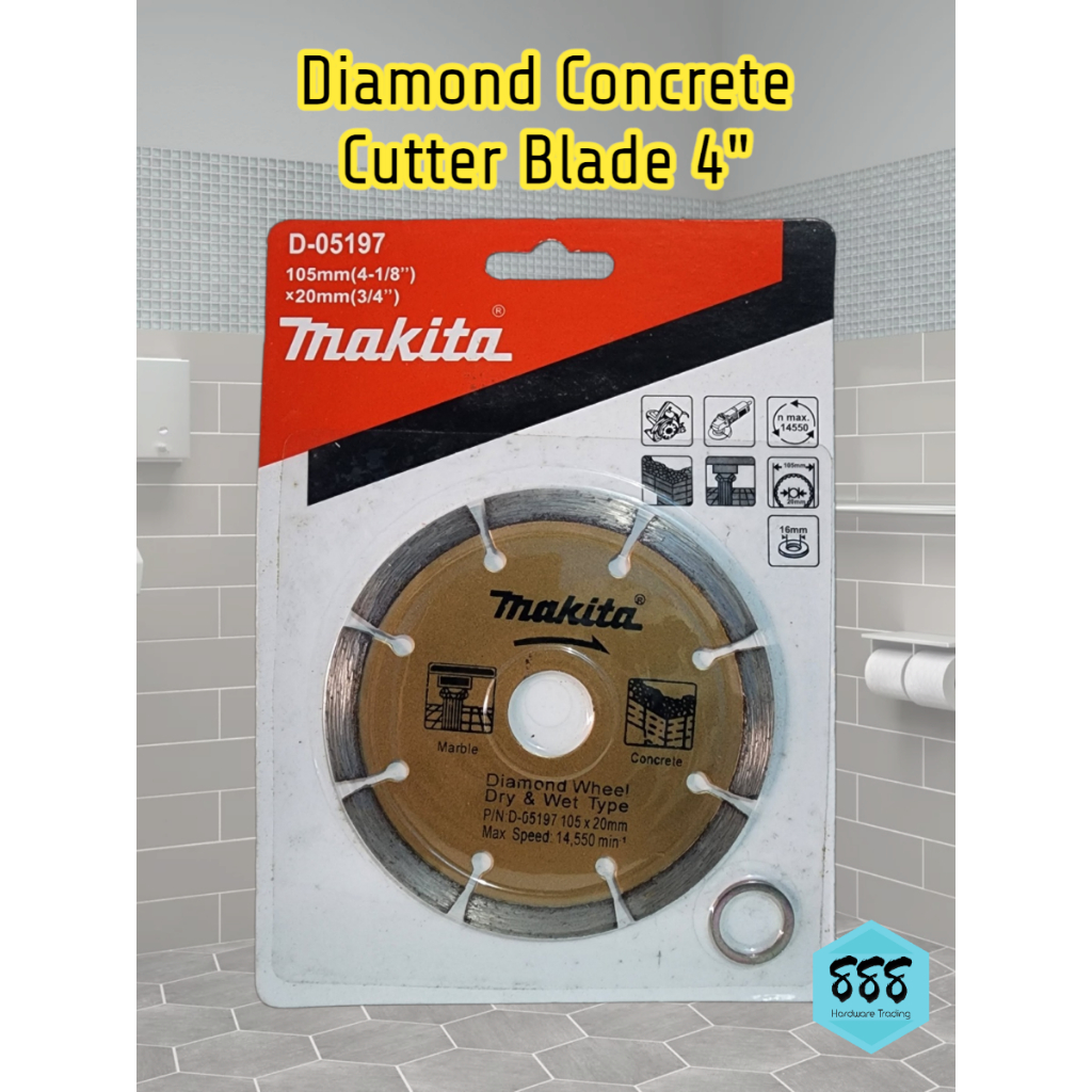 MAKITA Diamond Concrete Cutter Blade 4" | Shopee Philippines